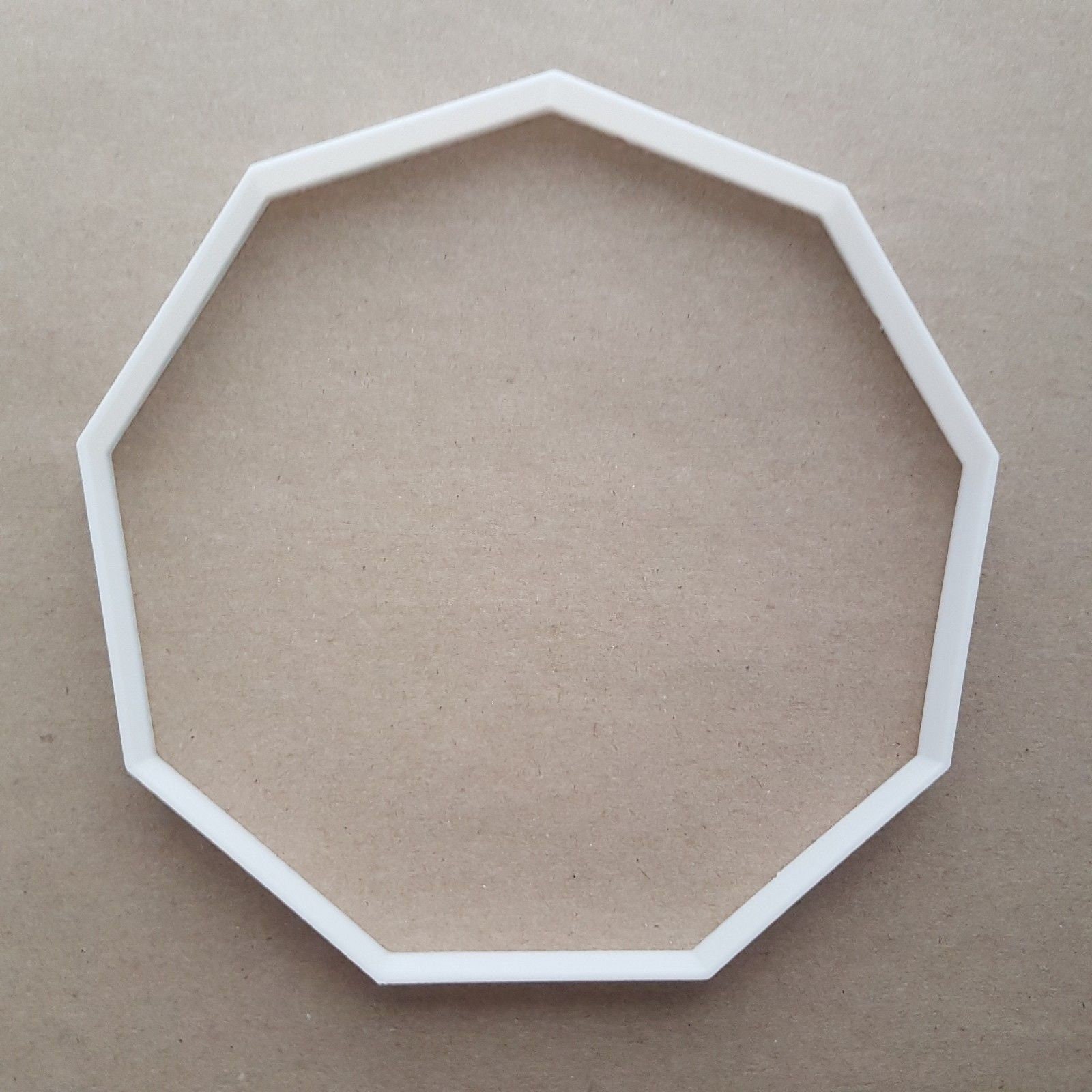 Nonagon Nine Side Polygon Shape Cookie Cutter Dough Biscuit | Etsy