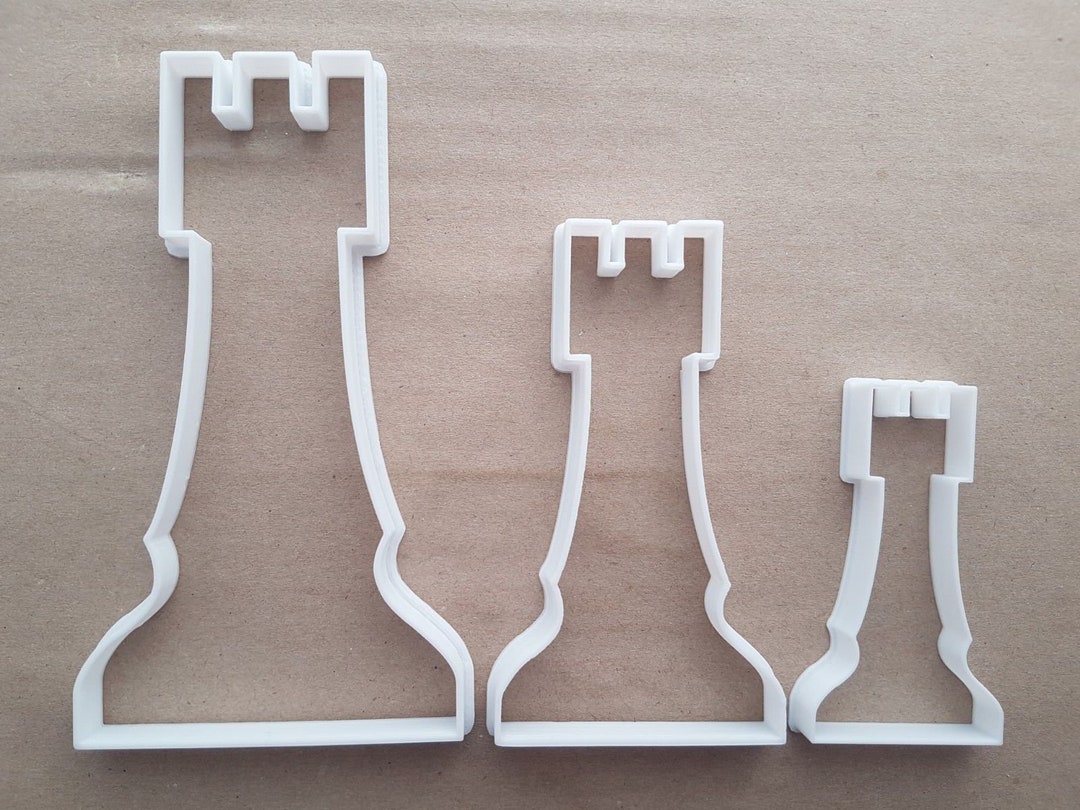 Chess Piece Rook Castle Shape Cookie Cutter Dough Biscuit Pastry ...