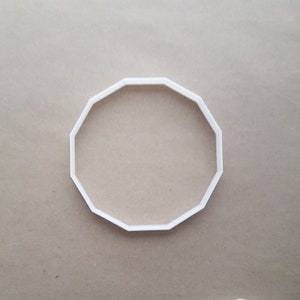 Dodecagon Twelve Side Polygon Shape Cookie Cutter Dough Biscuit Fondant ...