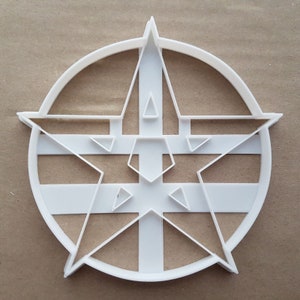 Pentacle Pentagram Amulet Shape Cookie Cutter Dough Biscuit Pastry ...