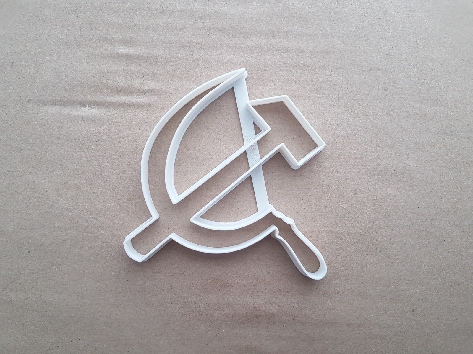 Soviet Union Hammer Sickle Shape Cookie Cutter Dough Biscuit Fondant ...