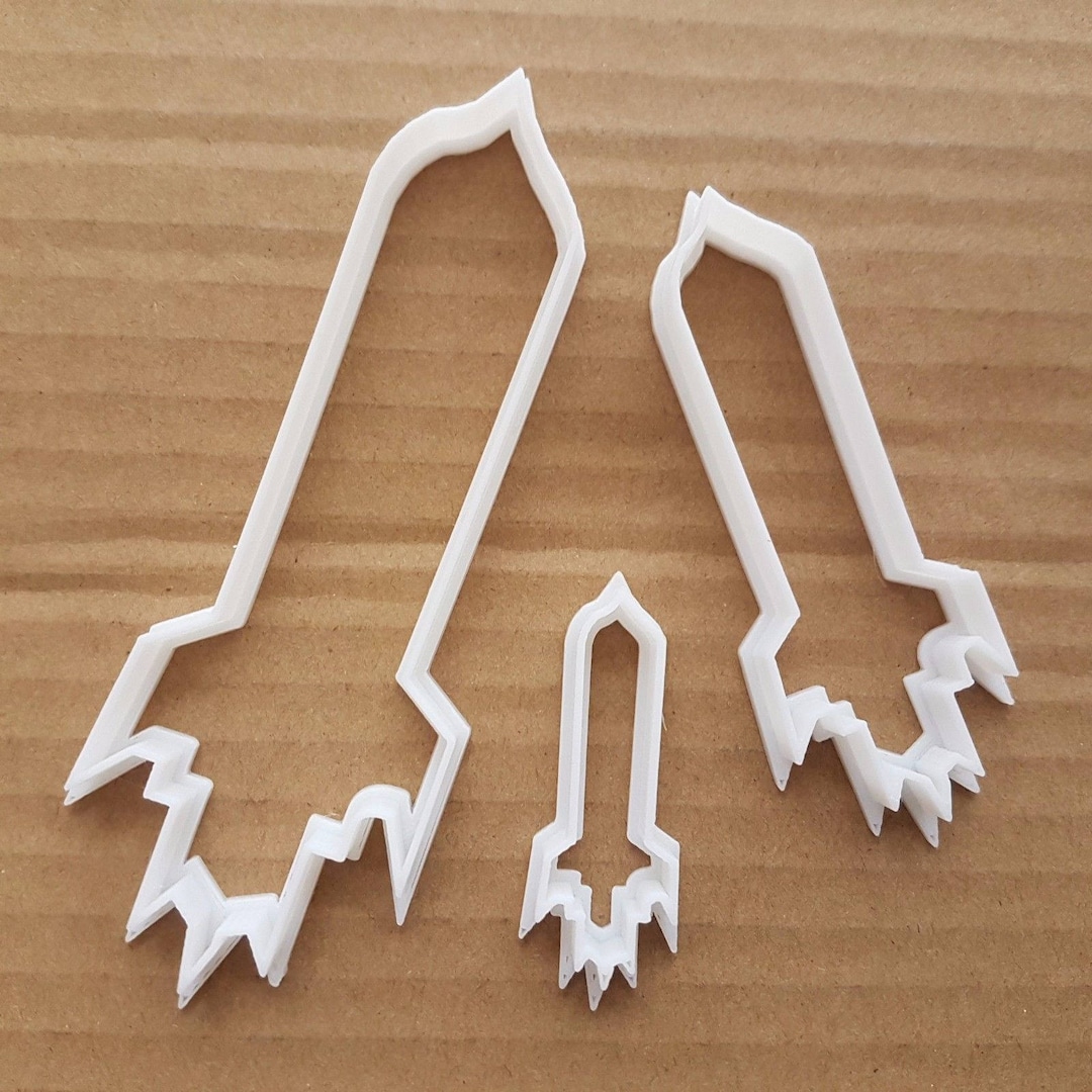 Rocket Space Ship Missile Shape Cookie Cutter Dough Biscuit Pastry ...