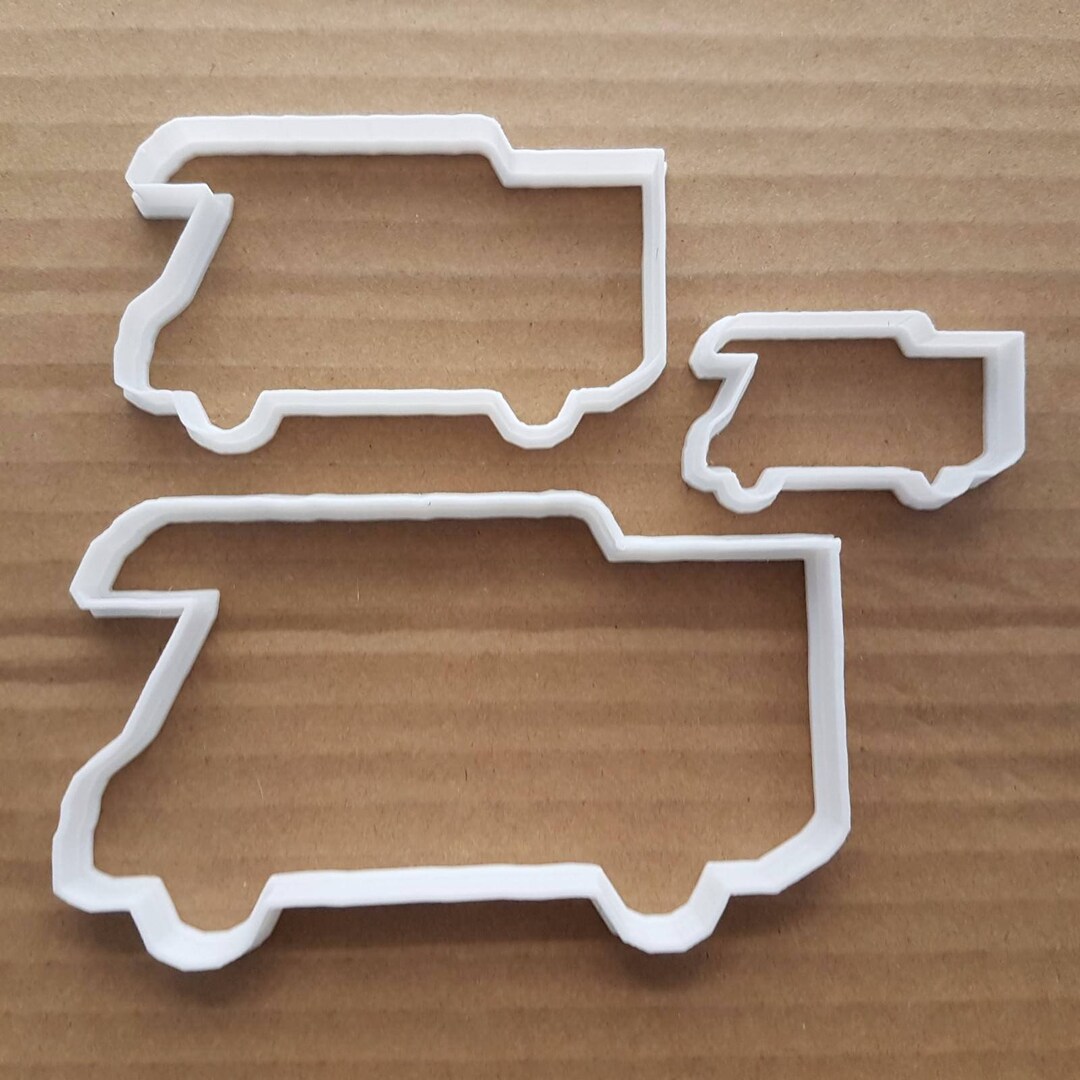Camper Van Mobile Home Shape Cookie Cutter Dough Biscuit Pastry Fondant ...