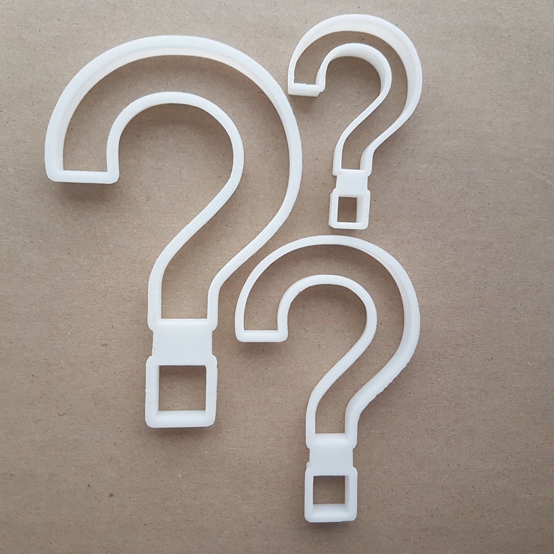 Question Mark Punctuation Shape Cookie Cutter Dough Biscuit Pastry ...