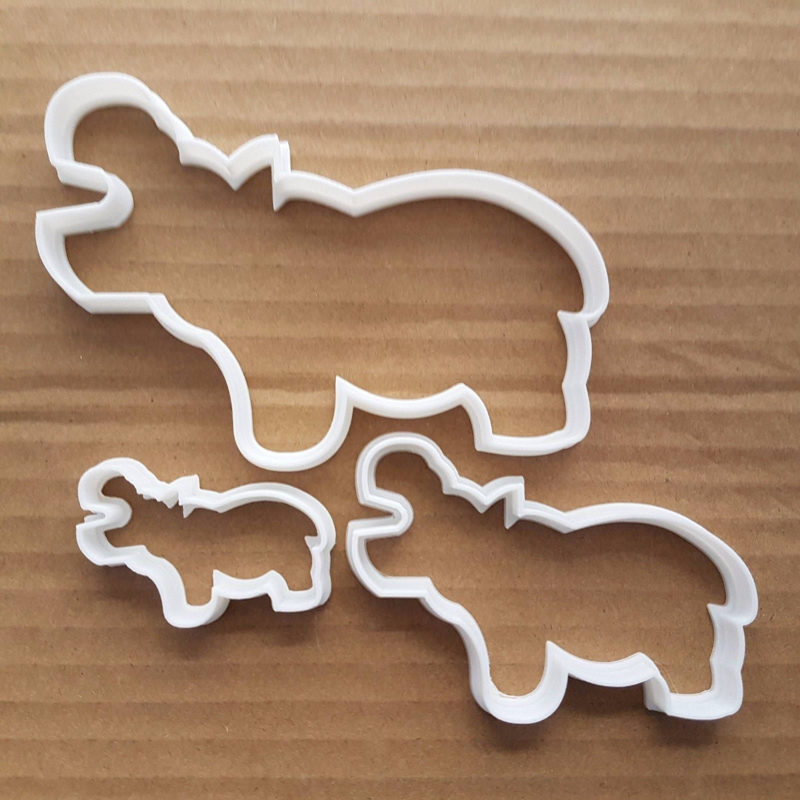 Hippopotamus Hippo Shape Animal Cookie Cutter Dough Biscuit Pastry ...