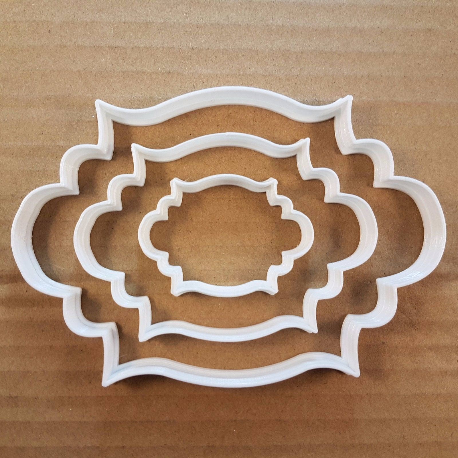 Plaque Antique Frame Shape Cookie Cutter Dough Biscuit Pastry | Etsy