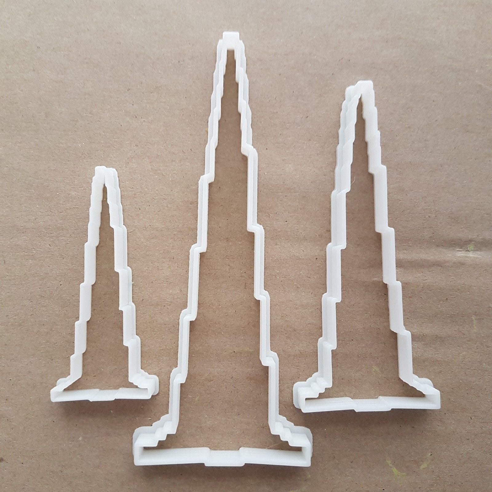 Burj Khalifa Tower Dubai Shape Cookie Cutter Dough Biscuit Pastry ...
