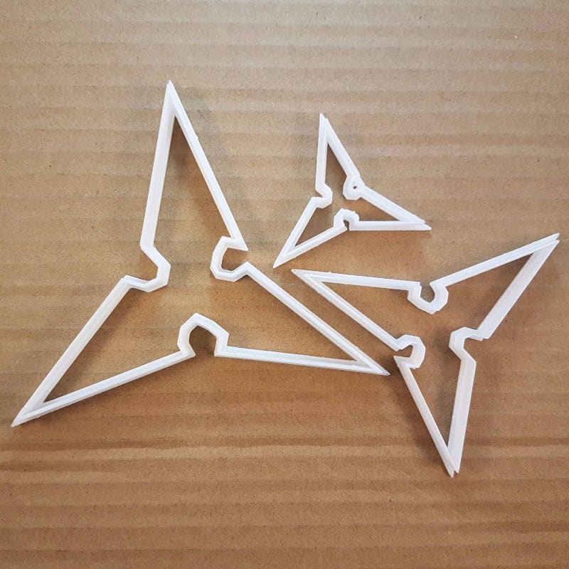 Ninja Star Cookies - Etsy