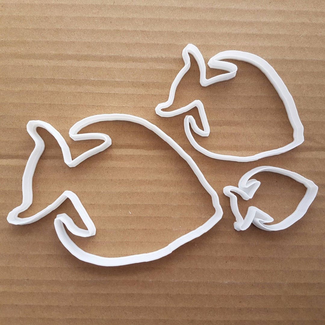 Fish Angel Reef Bluegill Perch Shape Cookie Cutter Dough Biscuit Pastry ...