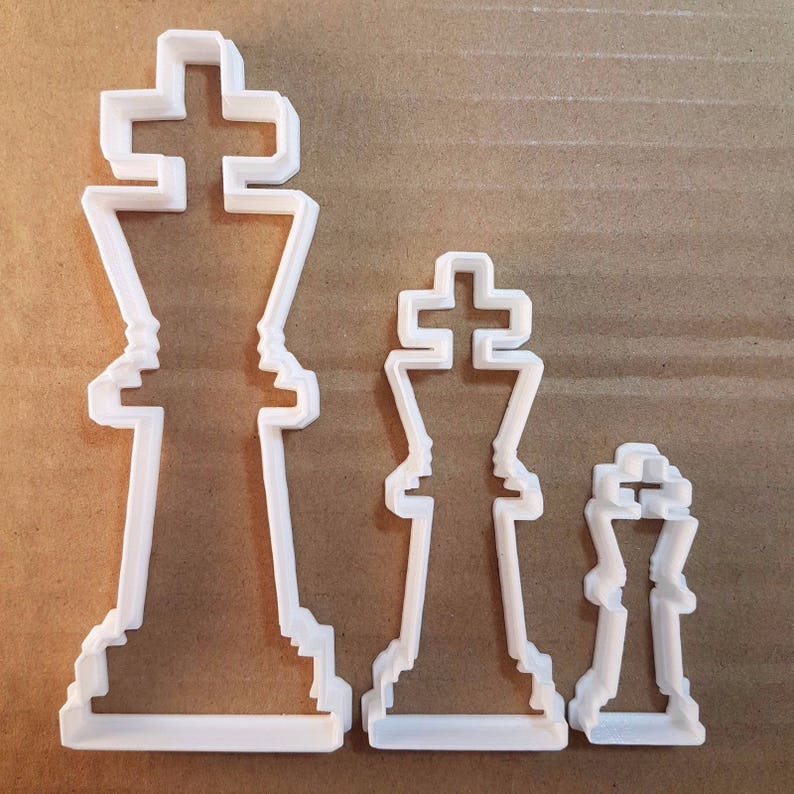 Chess King Male Piece Shape Cookie Cutter Dough Biscuit Pastry Fondant ...