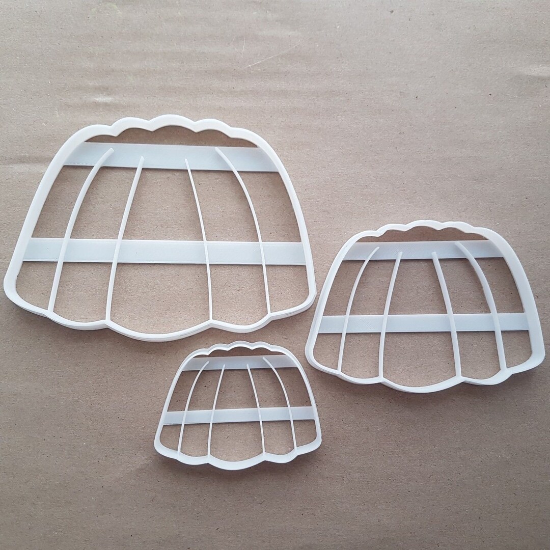 Jelly Gelatin Dessert Shape Cookie Cutter Dough Biscuit Pastry Fondant ...