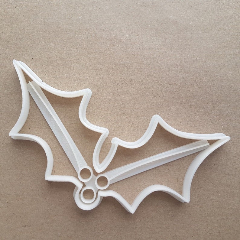 Holly Leaf Berry Xmas Shape Cookie Cutter Dough Biscuit Pastry Fondant ...