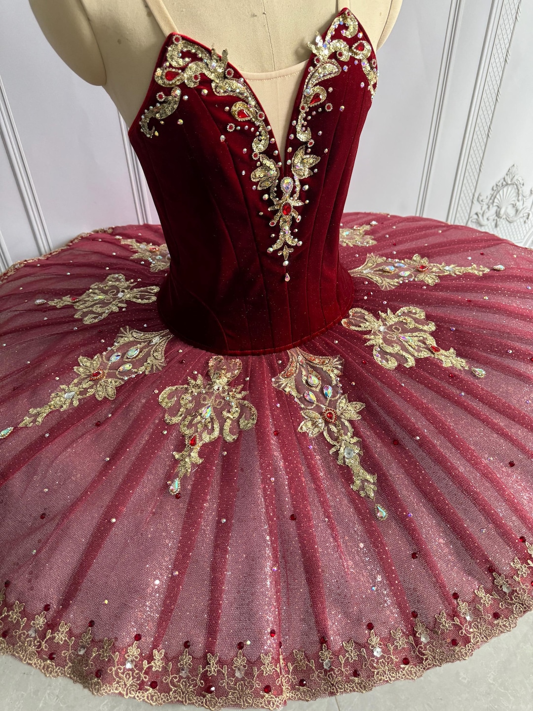 R-020 Professional Ballet Red Tutu - Etsy