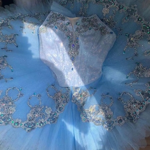 B-008 Professional Blue Platter Ballet Tutu YAGP - Etsy