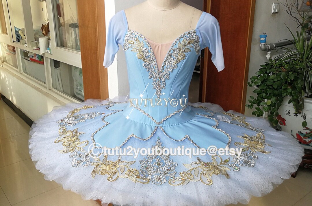 B-029 Professional Blue Platter Ballet Tutu YAGP - Etsy
