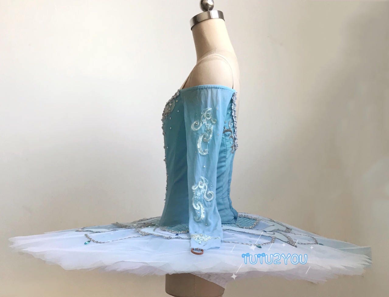 B-015 Professional Blue Platter Ballet Tutu YAGP | Etsy