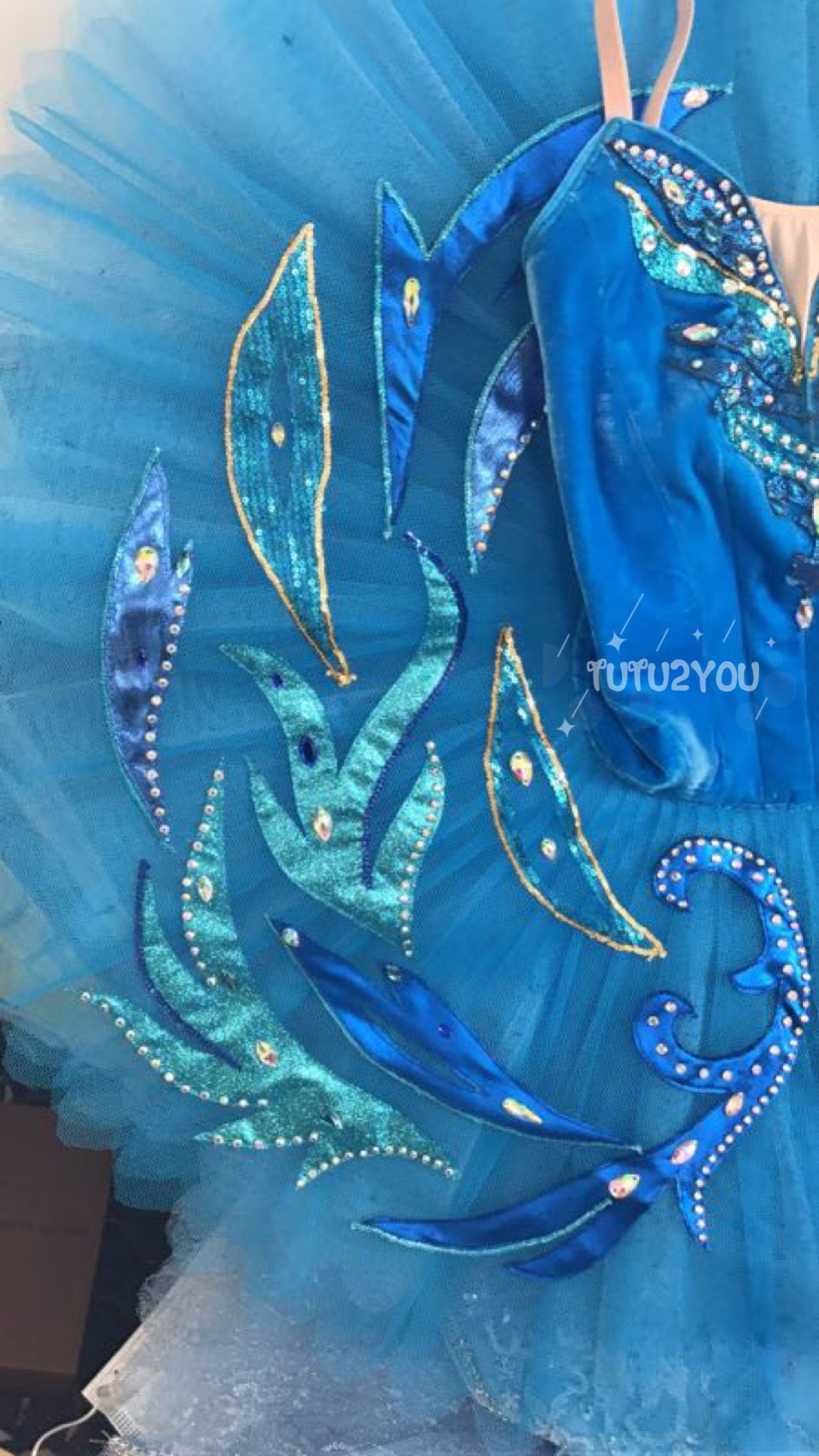 B-005 Princess Florine bluebird Professional Ballet Tutu - Etsy
