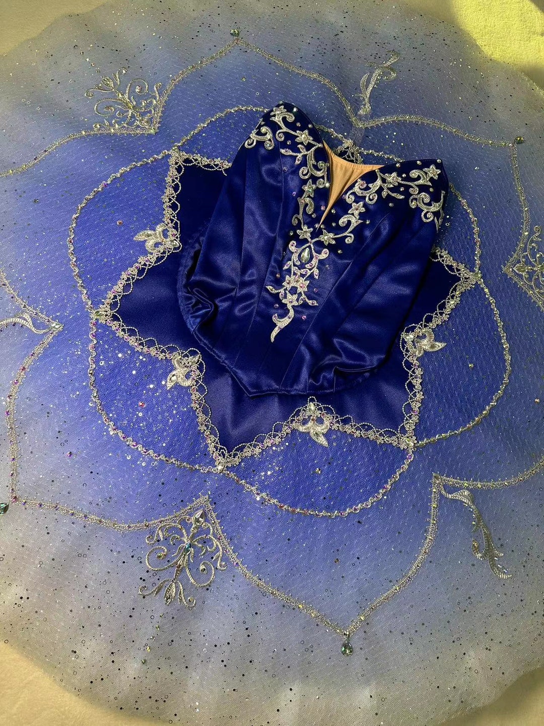 B-011 Professional Blue Platter Ballet Tutu YAGP - Etsy