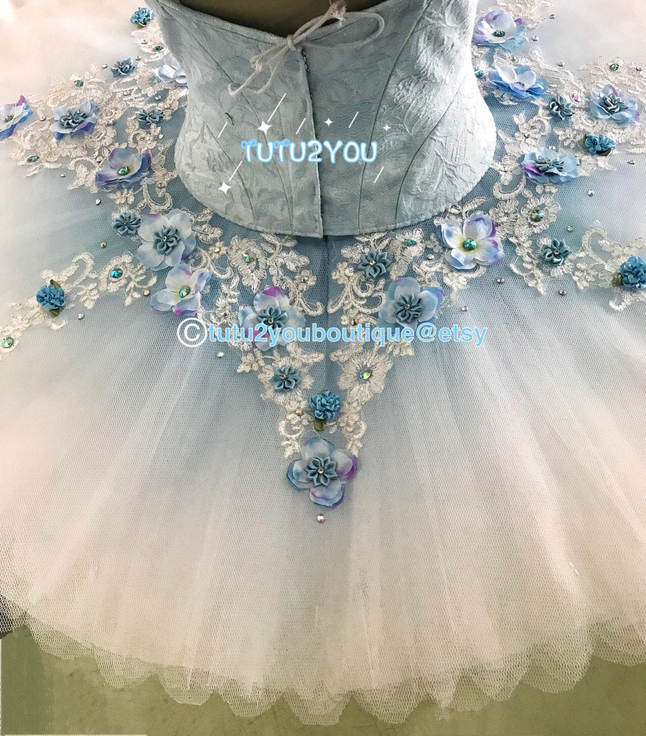 B-018 Professional Blue Platter Ballet Tutu YAGP - Etsy
