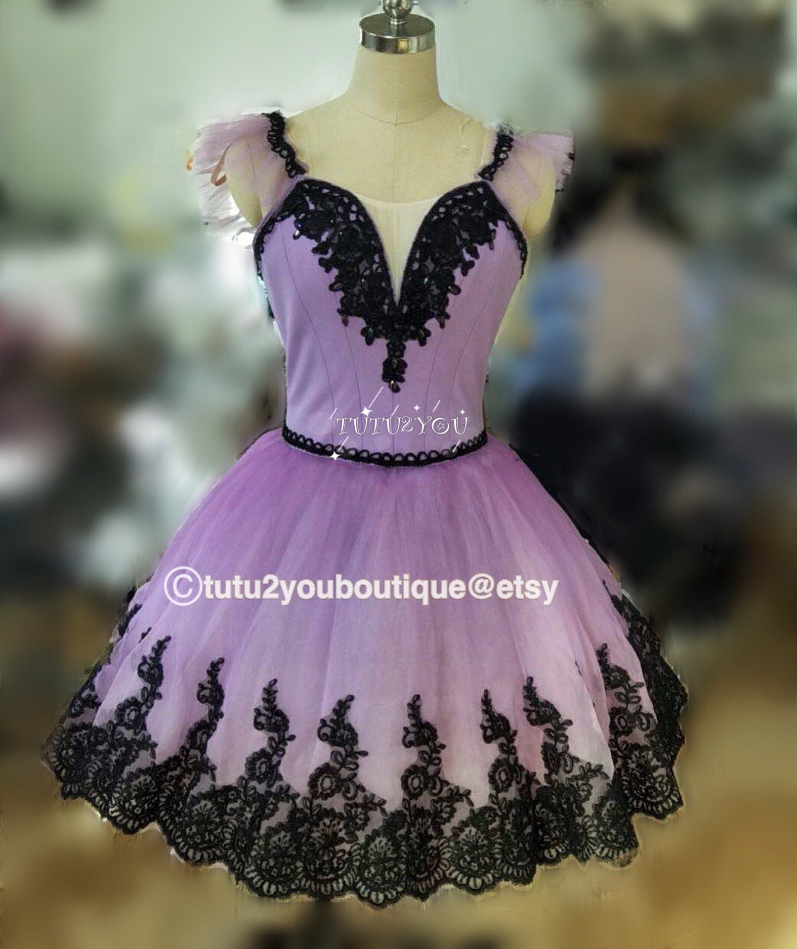 P-015 Professional Purple Bell Shape Tutu YAGP - Etsy