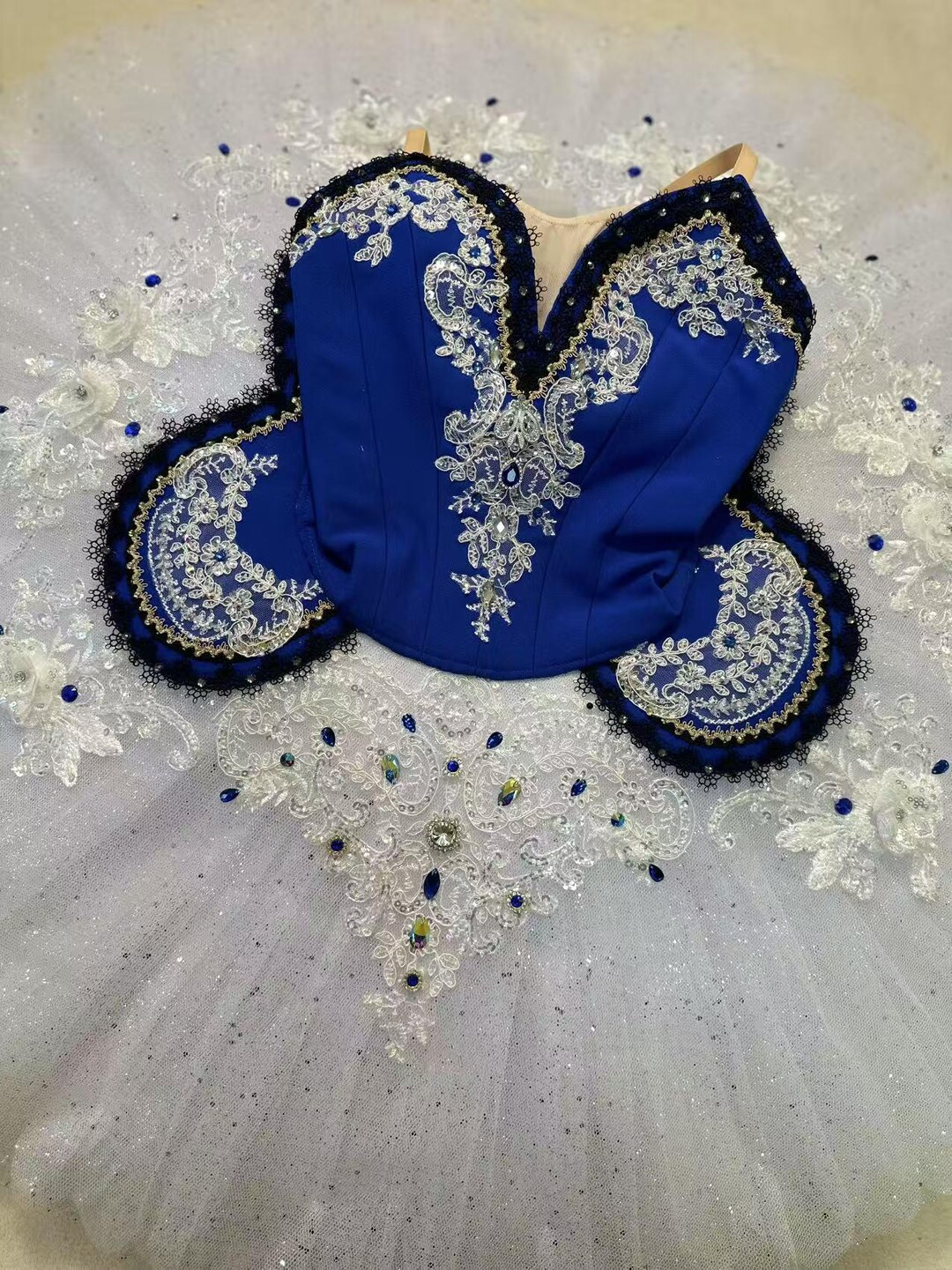 B-036 Professional Blue Platter Ballet Tutu YAGP - Etsy