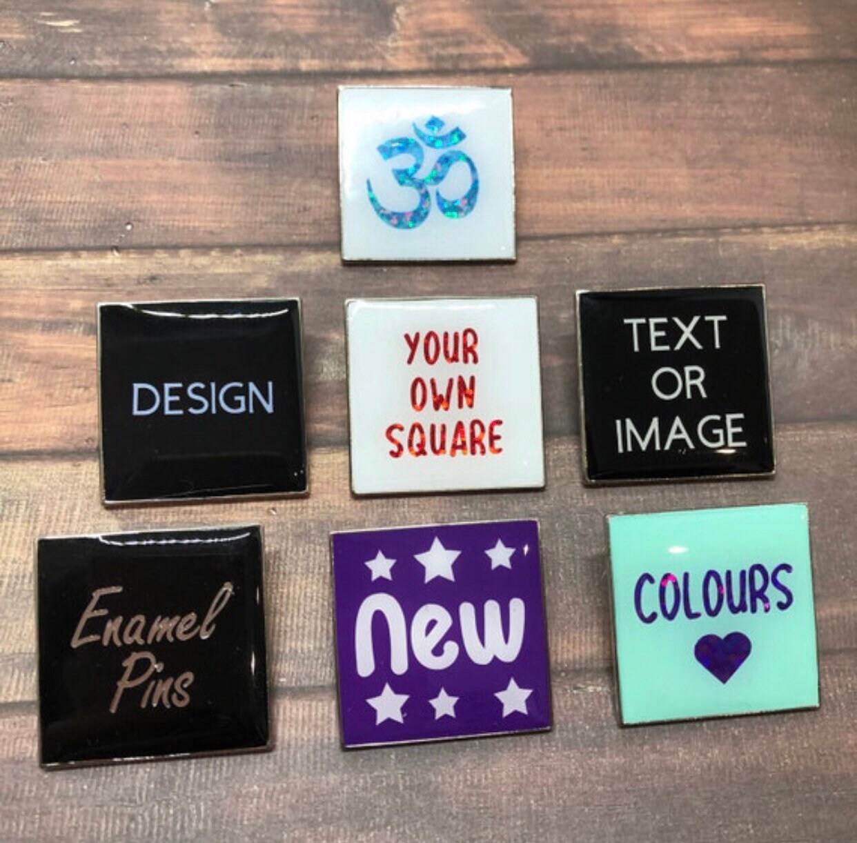 Personalised Periodic Table Element Enamel Pin | Customised Gift