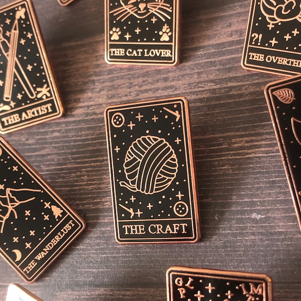 Yarn Enamel Pin - Etsy