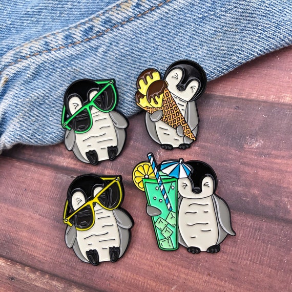 Penguin enamel pin set - munimoro.gob.pe