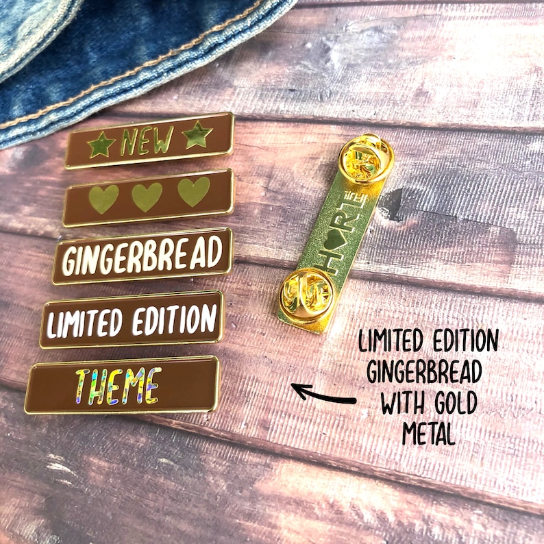 Personalised Design Your Rectangle Enamel Pin Customised Pin - Etsy UK