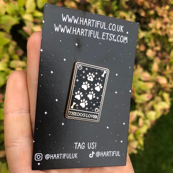 Dog Lover Enamel Pin - Etsy