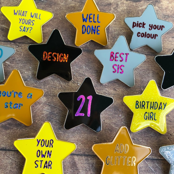 Star Badge - Etsy UK