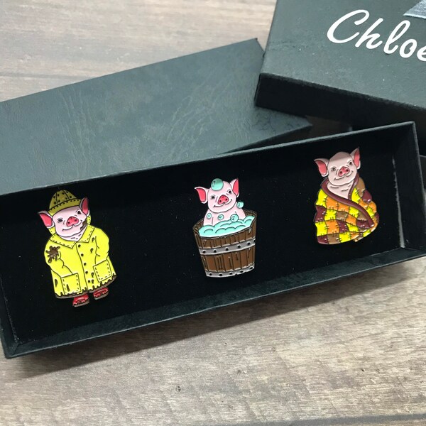 Pig Lapel Pin - Etsy