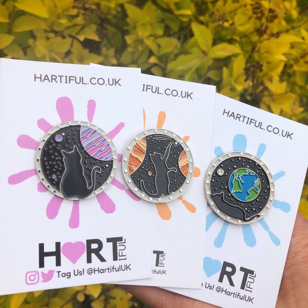 Space Enamel Pin - Etsy