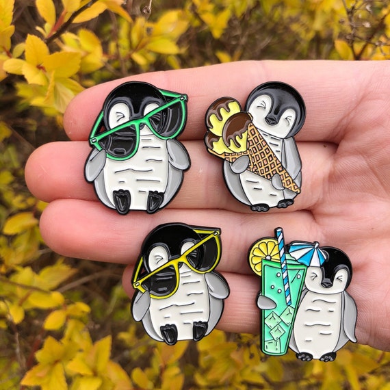 Penguin enamel pin set - munimoro.gob.pe