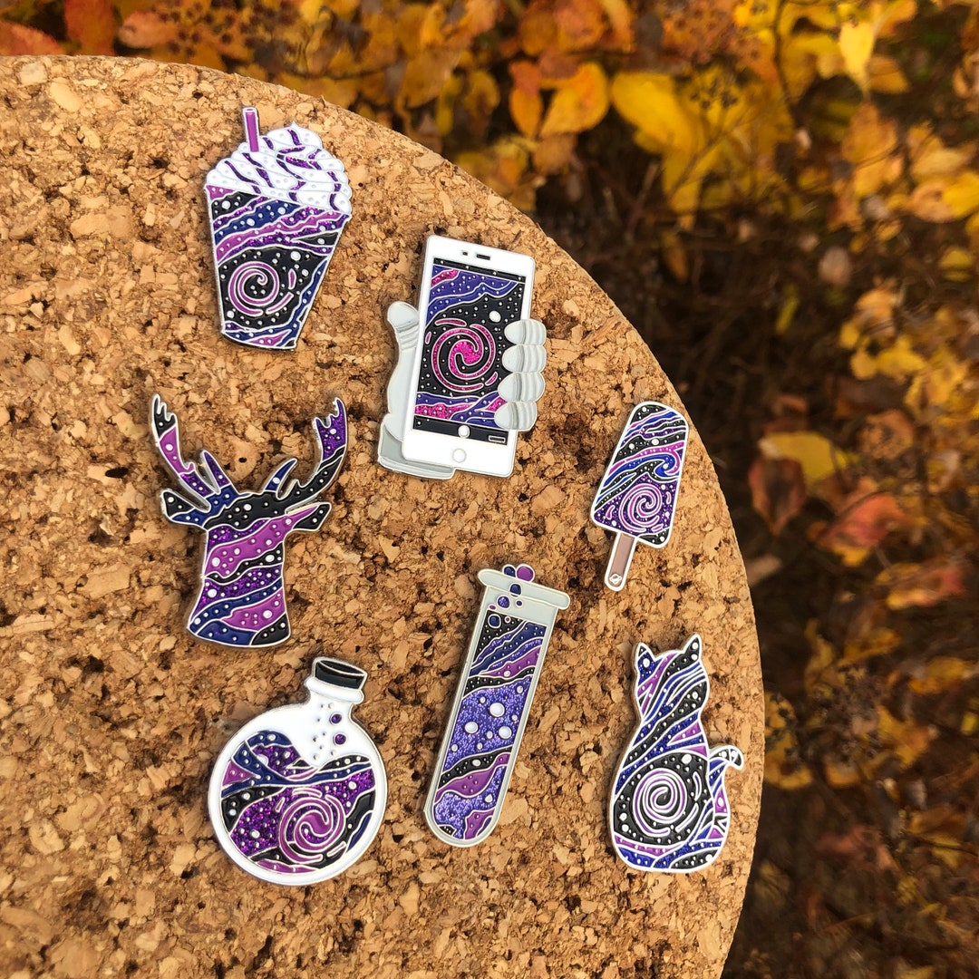 Galaxy Enamel Pins Set | Lapel Pin, Badge | Gift - Etsy