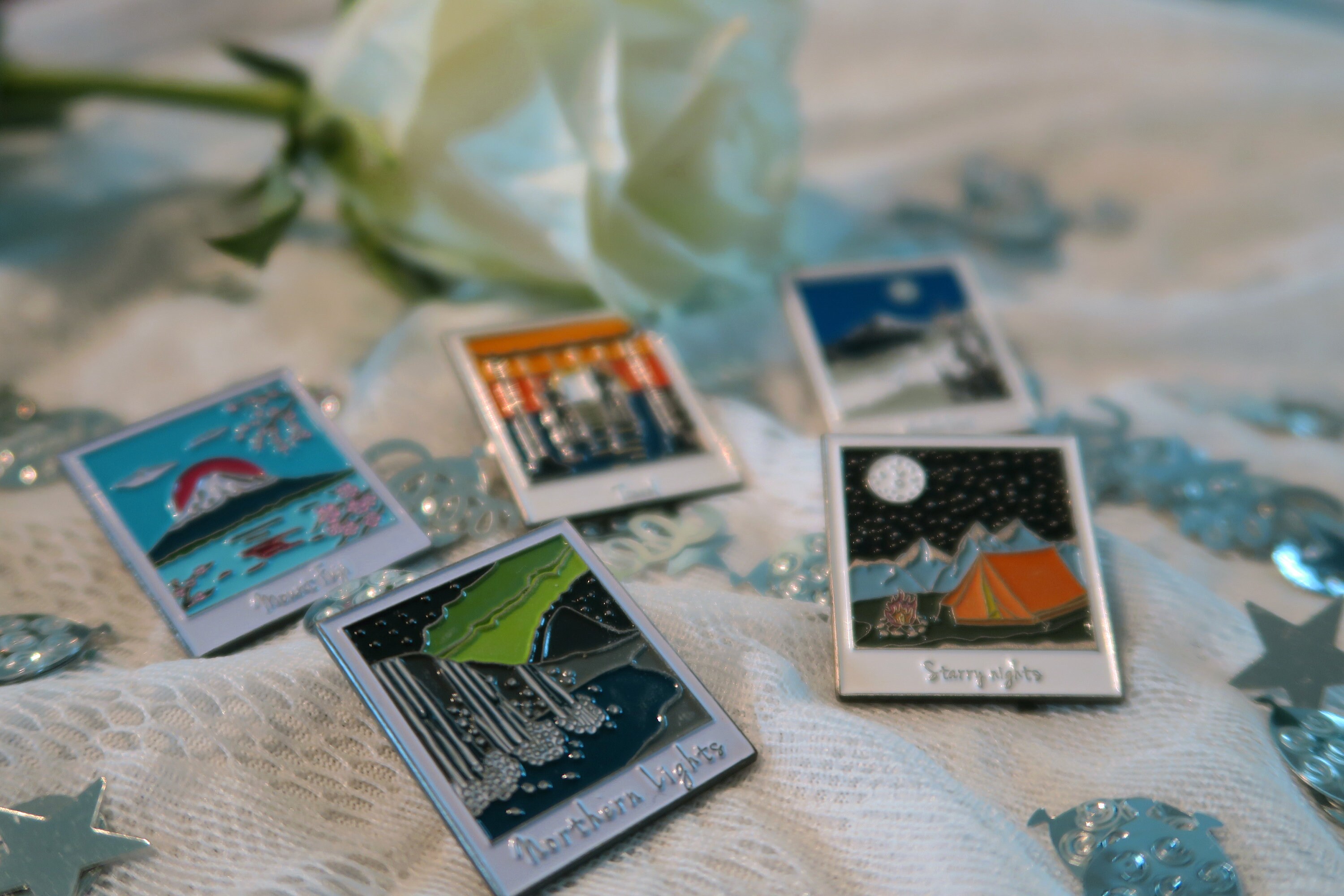 Custom Enamel Pins for Wedding Favours, Party Etc. (Minimum 50 pieces ...