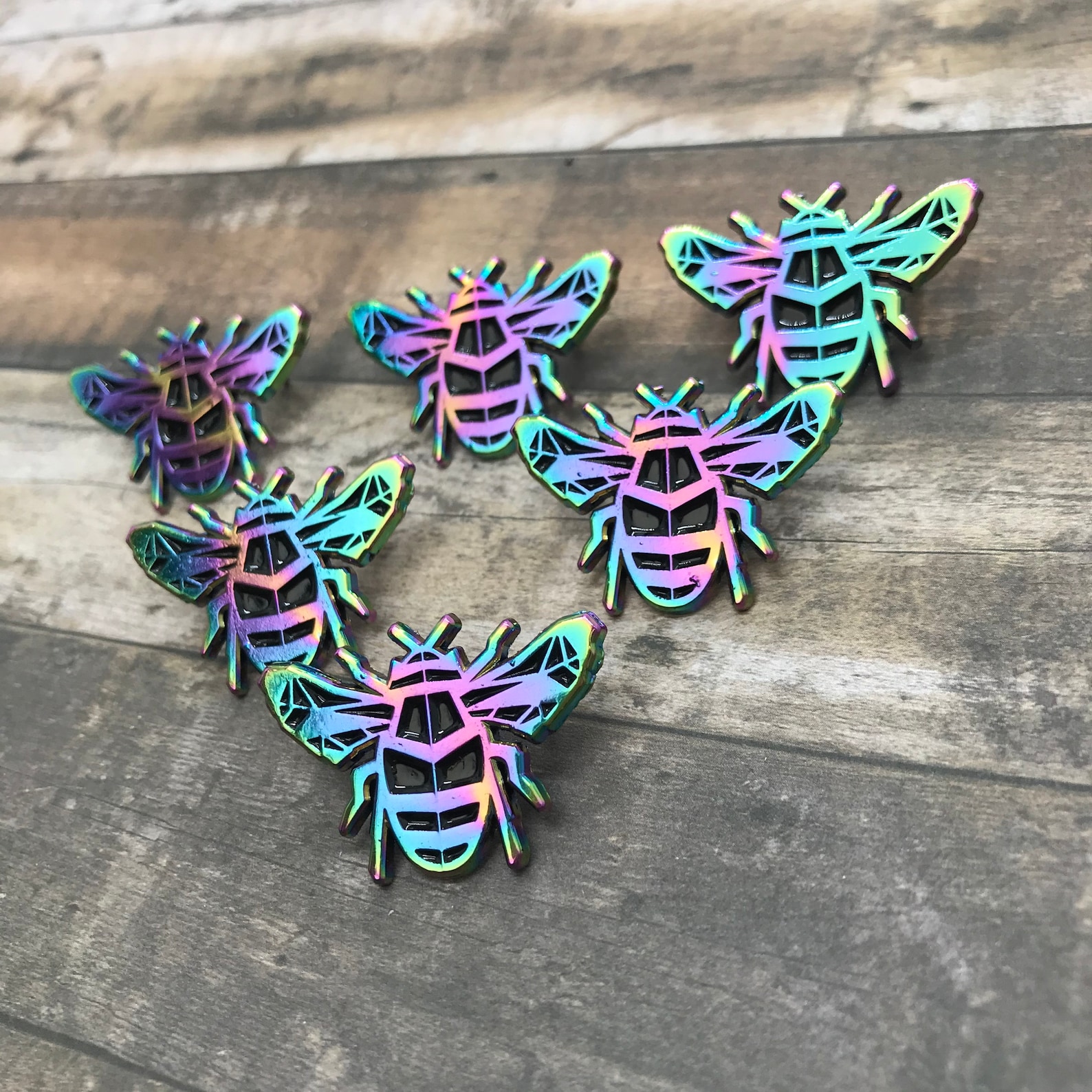 Rainbow Metal Turtle Enamel Pin | Badge Multi Chrome Gift - Etsy