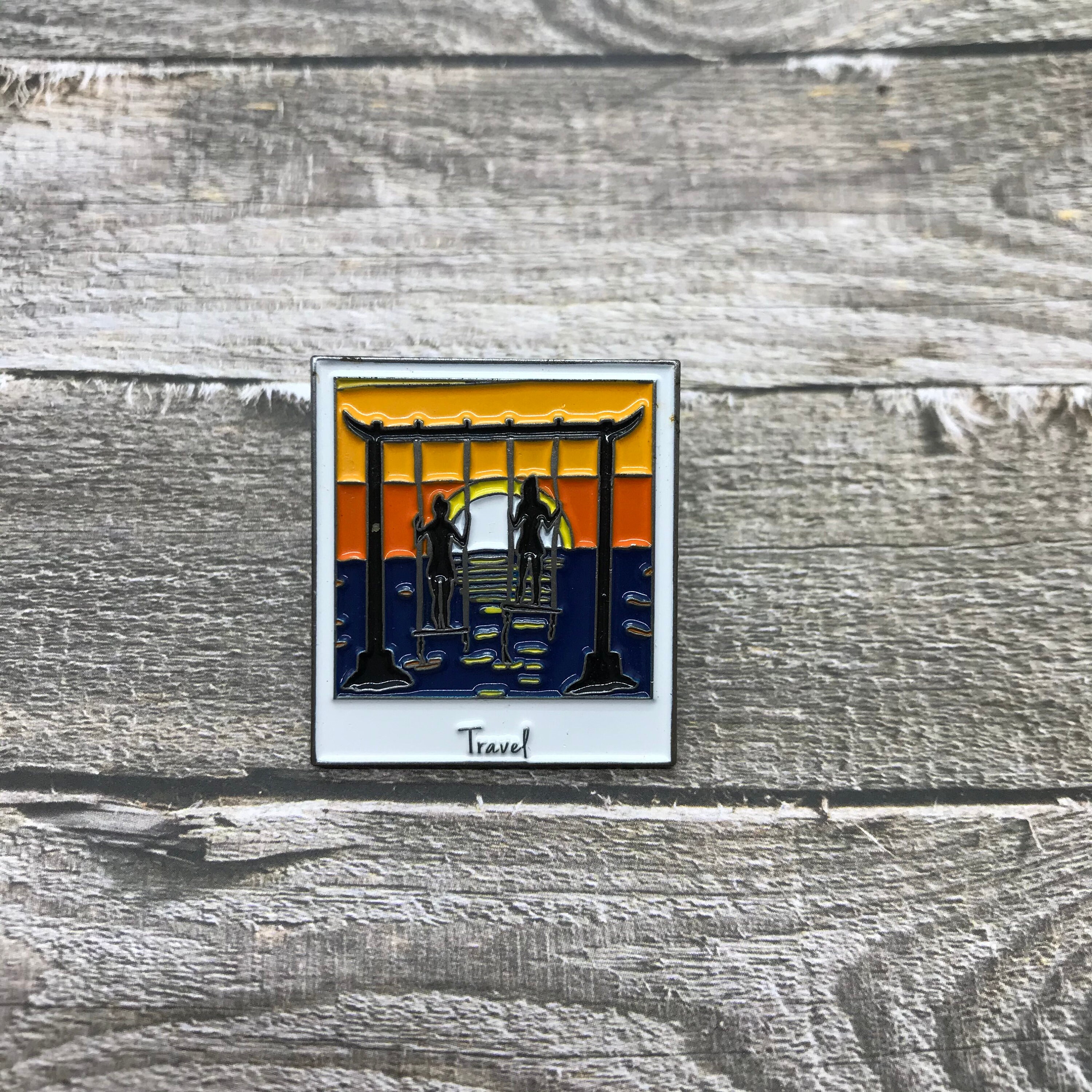 Photograph Enamel Pin | Wanderlust Travel | Bali/Fiji Inspired Ocean ...