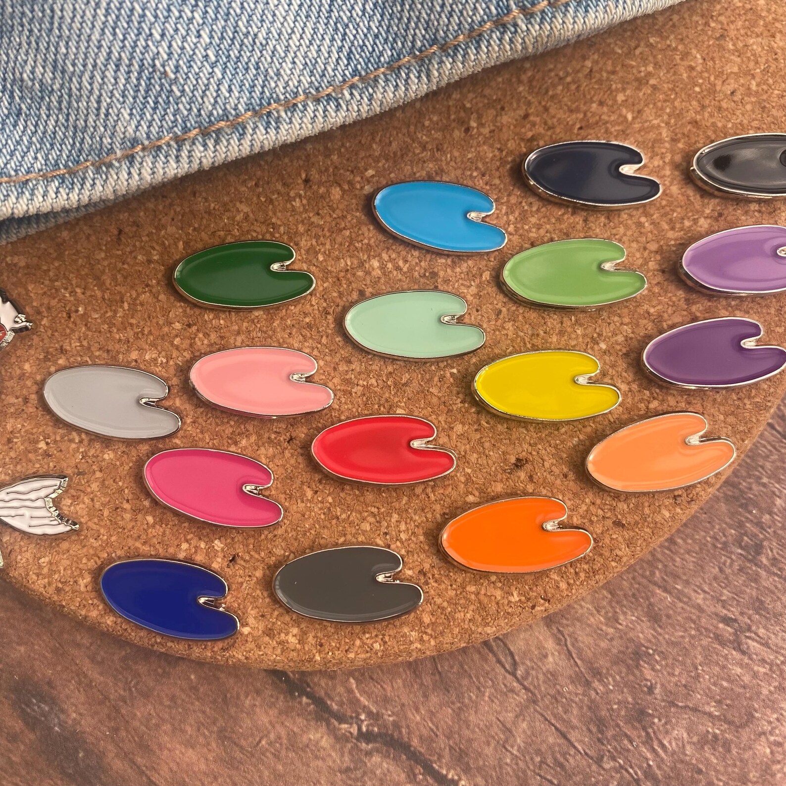 Build Your Pride Flag, Board Filler Mini Lily Pad Enamel Pin | Tiny Pin ...