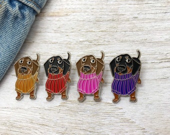 Dachshund Dog Pin | Etsy