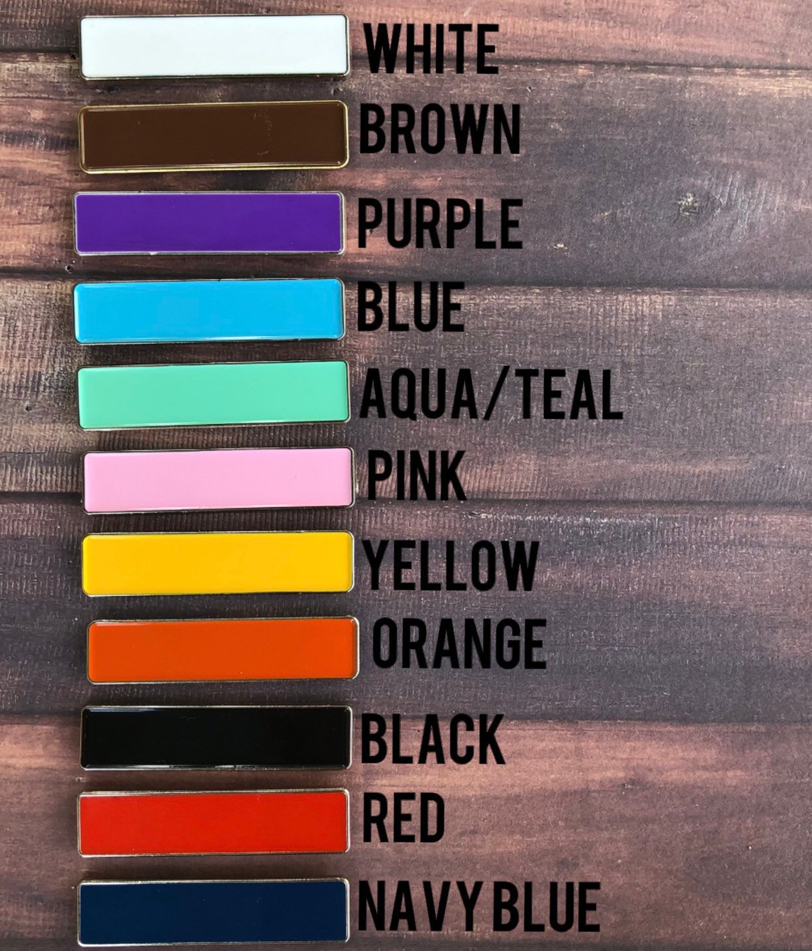 Personalised Design Your Rectangle Enamel Pin Customised Pin Badge ...