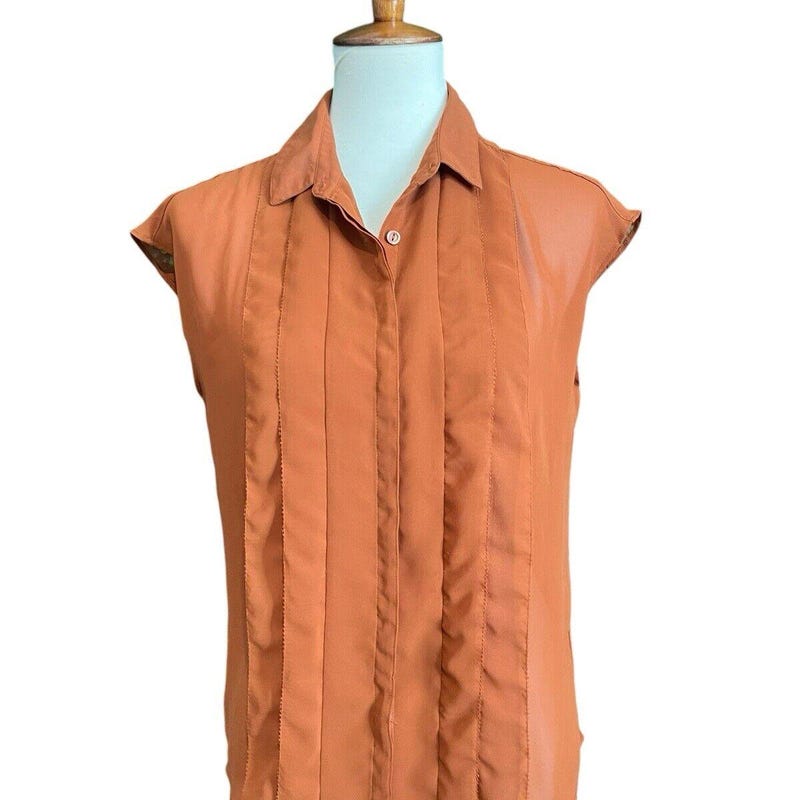 Rust Blouse - Etsy