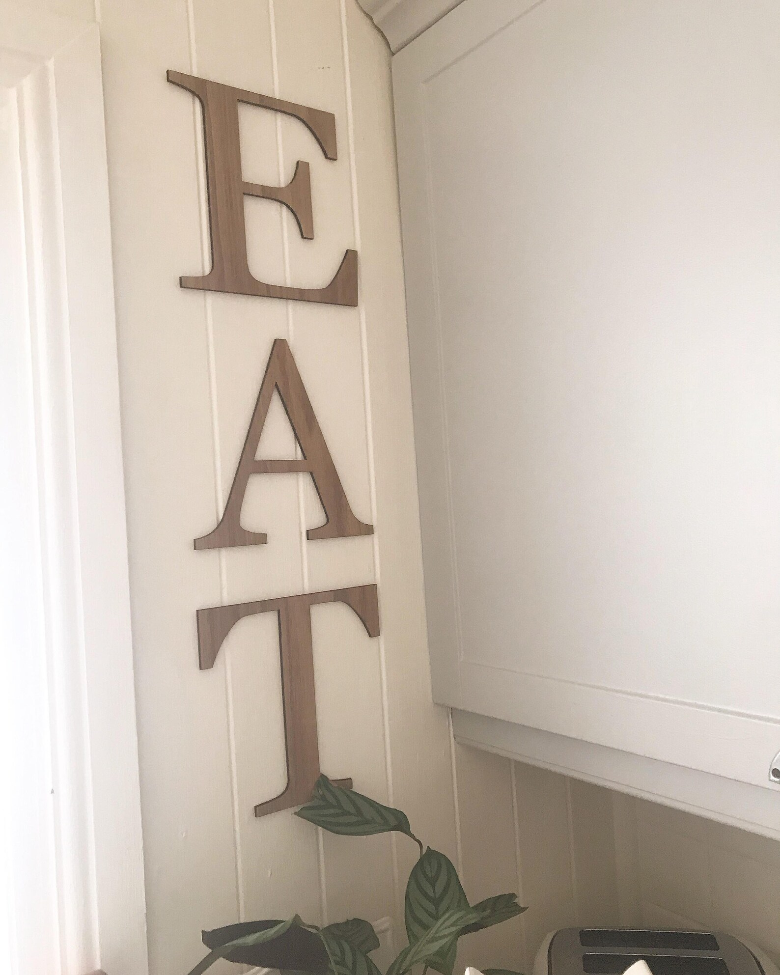 Oak EAT Kitchen Wall Sign Home Decor LEE4895 | Etsy