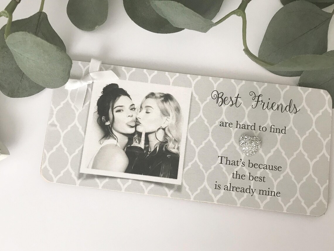 Personalised Photo Best Friend Keepsake Wall Hanging Gift P458 - Etsy UK