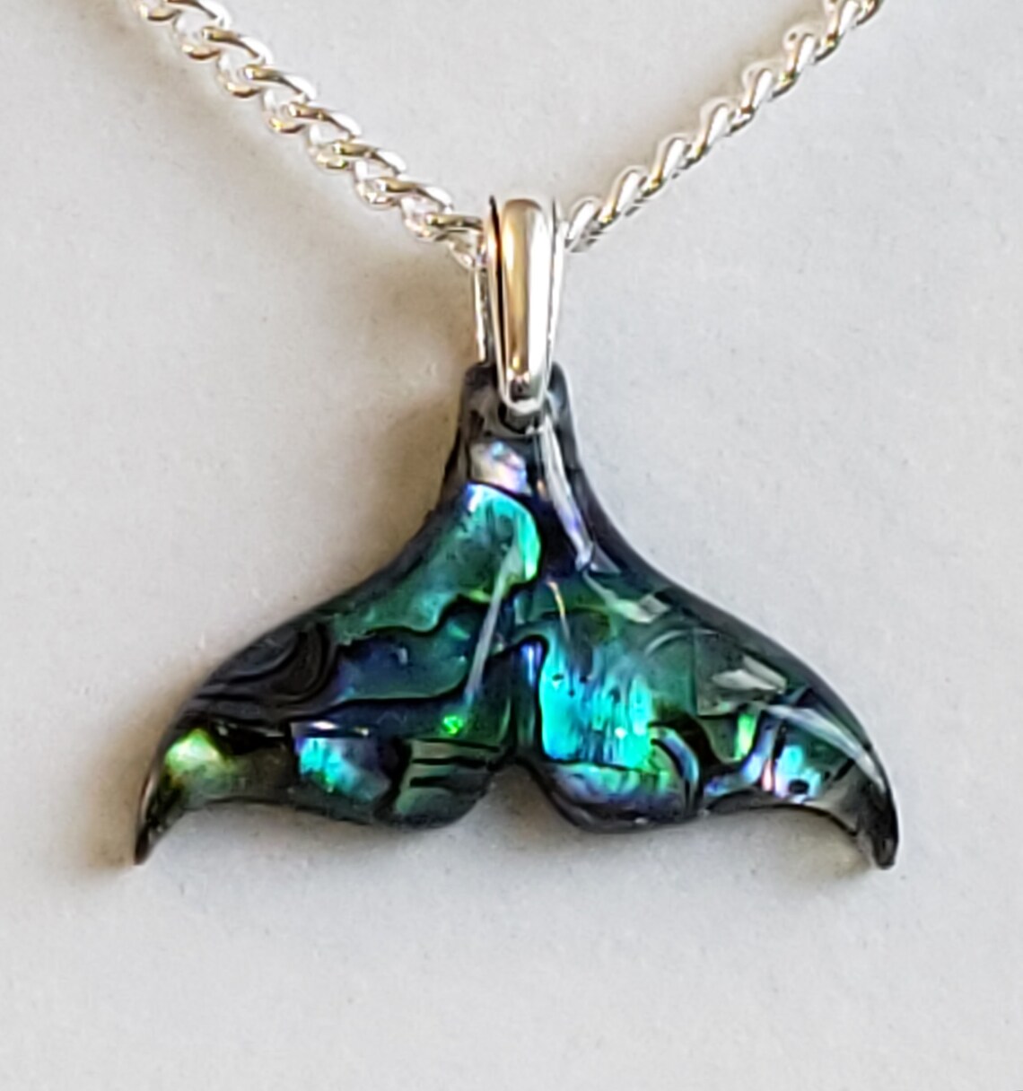 Men's Paua Shell Long Rectangular Pendant or Necklace - Etsy