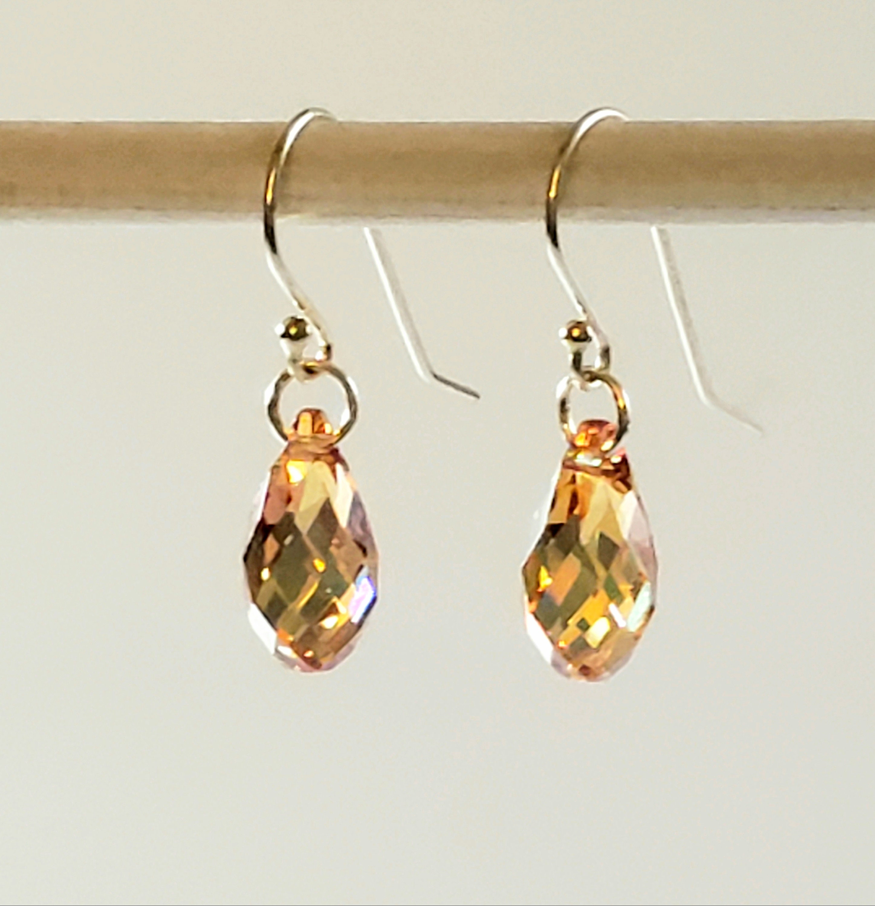Swarowski Faceted Crystal Cubes and Briolettes in Crystal | Etsy