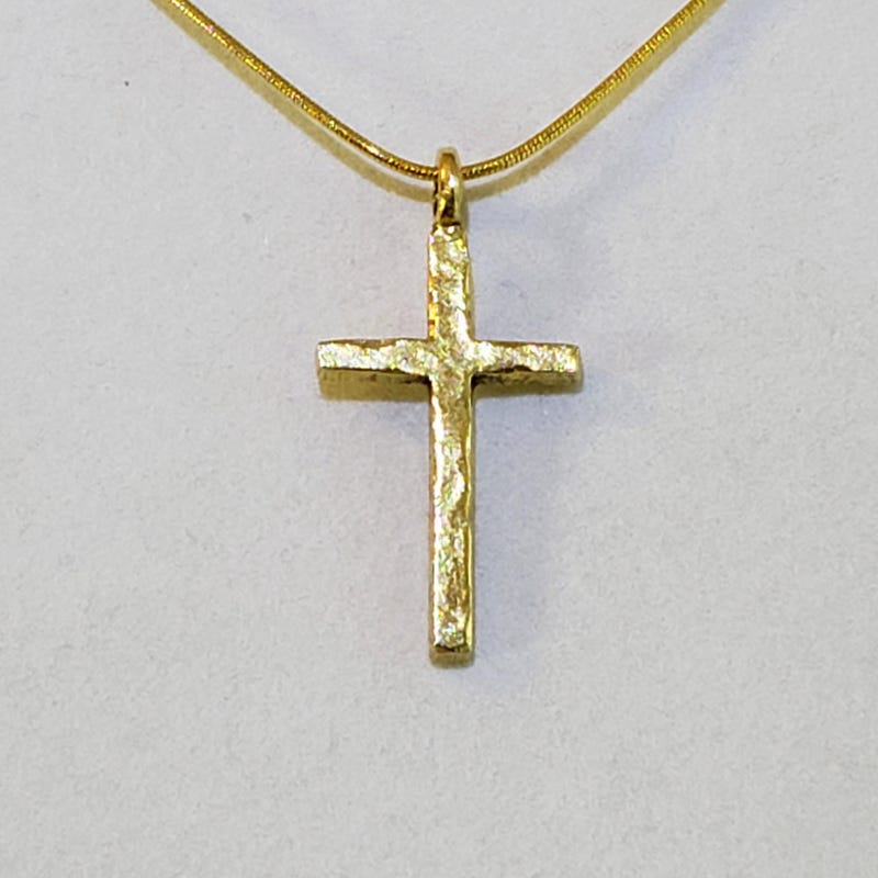 24k Gold Cross - Etsy