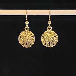 Men's Antique 14K Gold Sand Dollar Pendant/ Necklace and Antique 14K ...