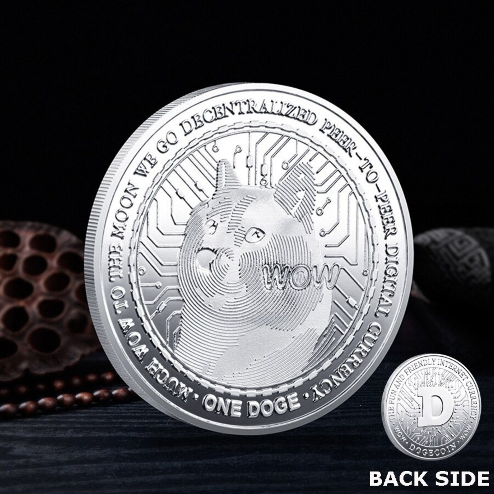 DOGE Physical Crypto Coin Collectable Cryptocurrency | Etsy