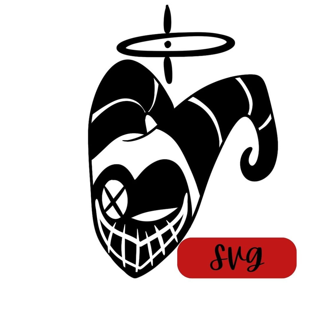 Lute Mask SVG - Etsy